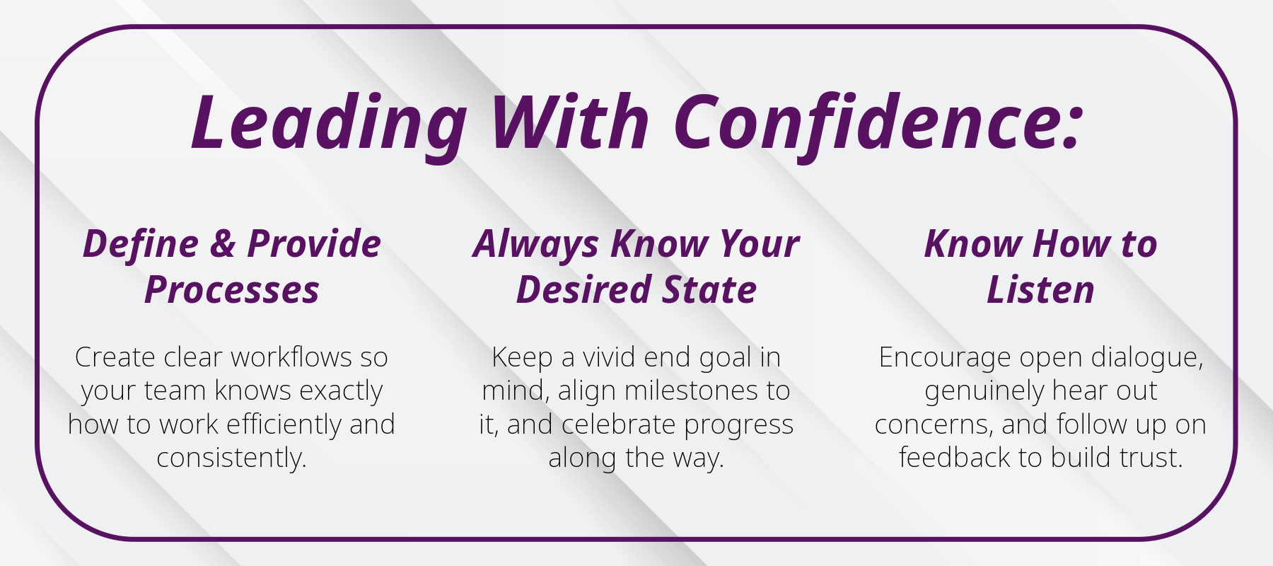 Leading With Confidence: 3 Strategies to Empower Your Team